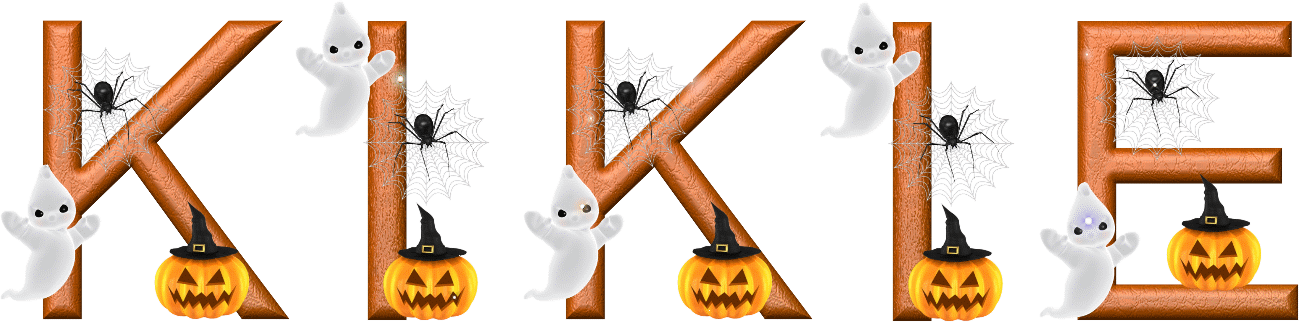 Mes creations alphabet halloween