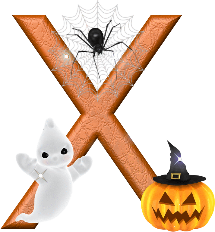 Mes creations alphabet halloween