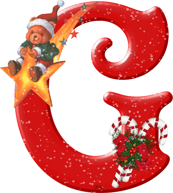 Mes créations alphabet noël *2*